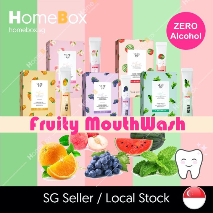 HomeBox 🇸🇬 1PC Portable Mouthwash Stick Disposable Travel Sachet Mouth ...