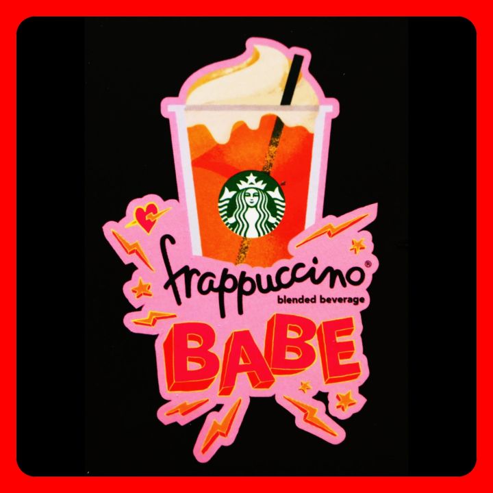 ORIGINAL Starbucks Car Sticker Frappuccino Windscreen Decal | Lazada