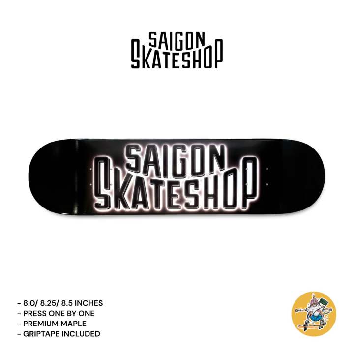 Mặt ván trượt skateboard SAIGON SKATESHOP BEAMIN LOGO DECK | Lazada.vn