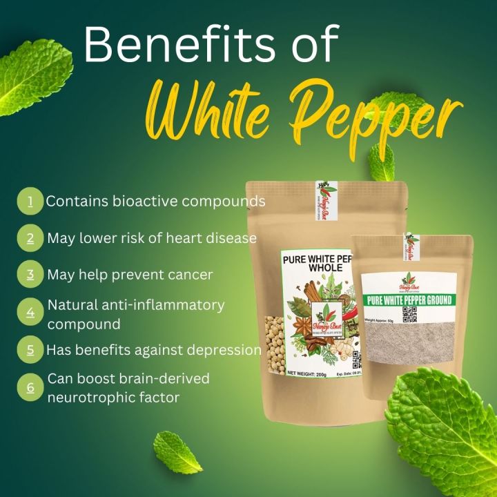 NanaysBest White Pepper Ground / Powder 250Grams | White ground pepper ...