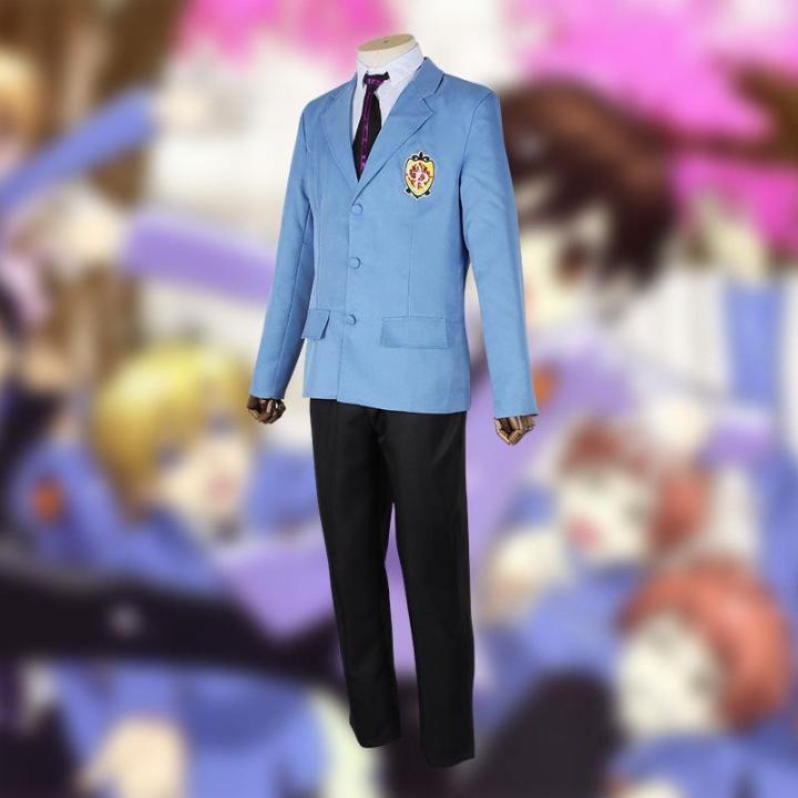 Ouran High School Host Club Cos School Uniform Halloween Anime Cosplay ...