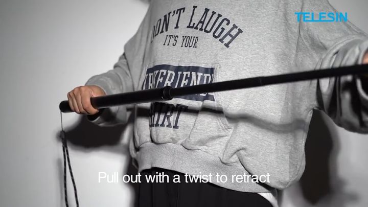 Telesin 3.0M Carbon Fiber Handheld Ultra Long Extendable Invisible ...