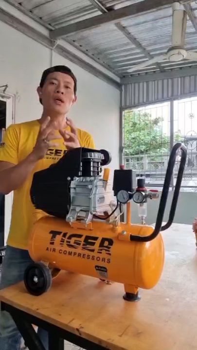 มีตัวเลือก CHEETAH-25 CHEETAH-50 ลิตร ปั้มลมโรตารี่ ขับตรง 3HP ทำลมมาก ...