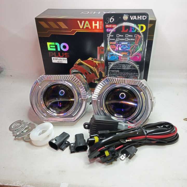 Vahid Biled E10 |LED projector 3 inch purple lens|Vahid original|Biled vahid e10 plus|pojie ...