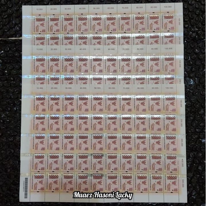 Materai Tempel 10000 Isi 5 Pcs Original | Lazada Indonesia