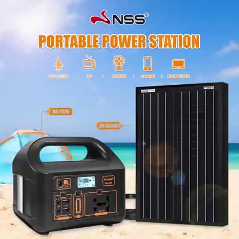 【🌏FDA certification】NSS 3-In-1 Solar Power Set Solar Generator 150W ...