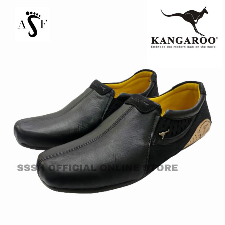 [READY STOCK ! ] 2023 ORIGINAL Full LEATHER KANGAROO Shoes Slip On ...
