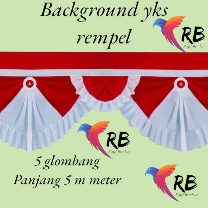 Bendera background terbaru umbul umbul gelombang terbaik | Lazada Indonesia