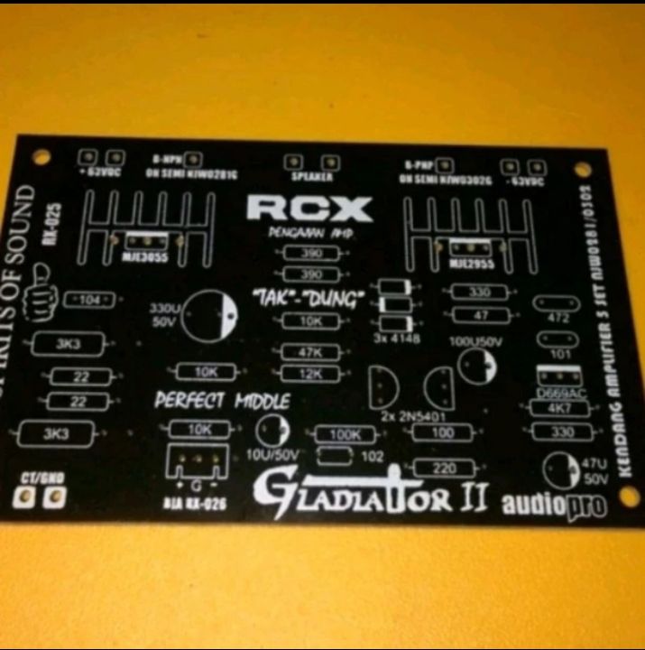 PCB Power Amplifier Gladiator 2 Safari Modif untuk Middle TakDung ...