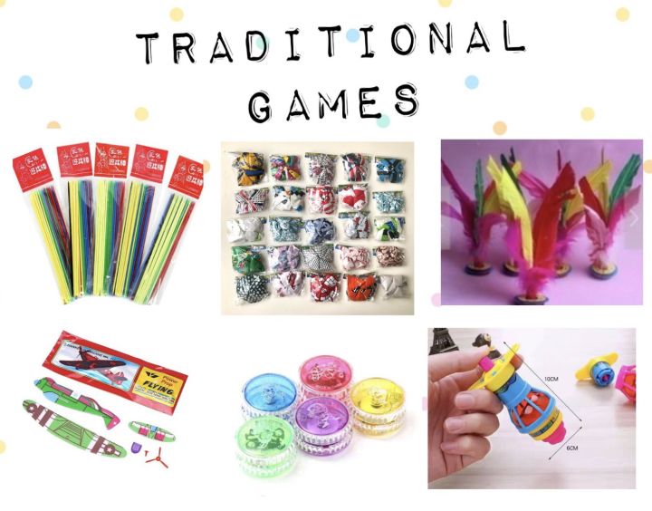 SG Ready Stock 🇸🇬 10 Sets Traditional Games | Olden Day Games | Good ...