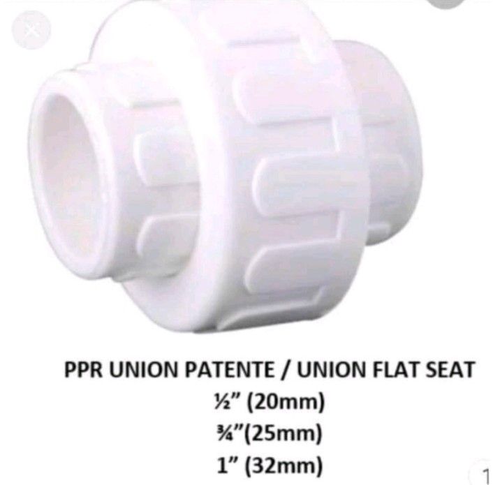 heavy duty ppr fittings union patente plain available sizes 1/2 , 3/4 , 1 | Lazada PH