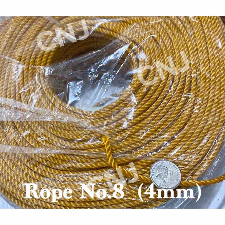 Nylon Rope #8 (PRICE PER METER LENGTH) Rope 4mm - More than 1Meter ...