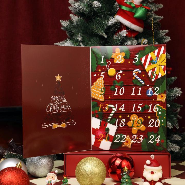 Christmas Advent Filling Box 24-Day Fillable Reusable Kids Christmas ...