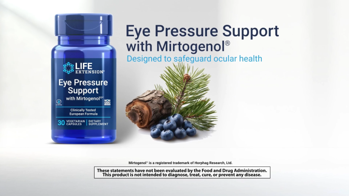 Life Extension Mirtogenol Eye Pressure Supplement 30 แคปซูลแบบ ...