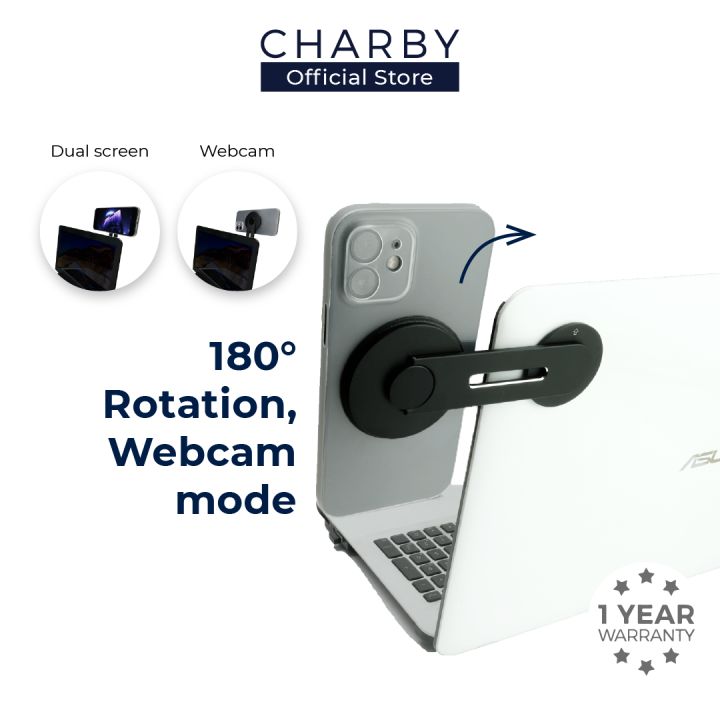 ORBIT Magnetic Webcam Side Mount 2 for Laptop & Monitor Extended Screen ...