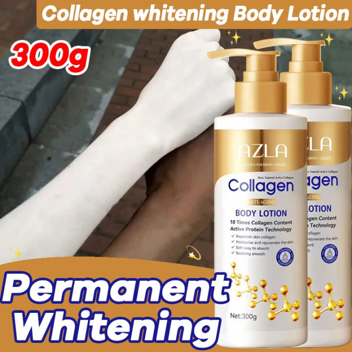 【BUY 1 TAKE 1 】AZLA Collagen Lotion Whitening Skin With Glutathione Spf ...