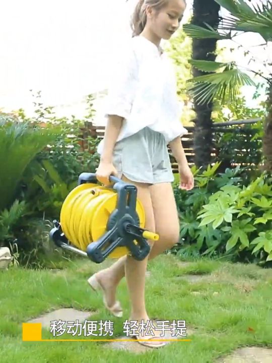 35m Hose Reel Water pipe storage rack Stackable Garden Water Pipe ...