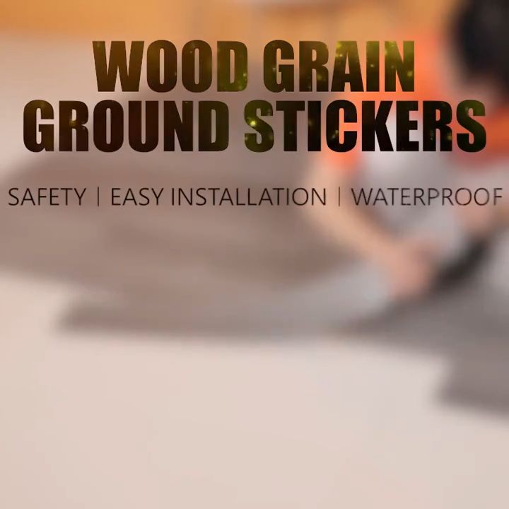 Floor Stickers 91X15cm Wooden Vinyl Floor Stickers Self-adhesive PVC ...