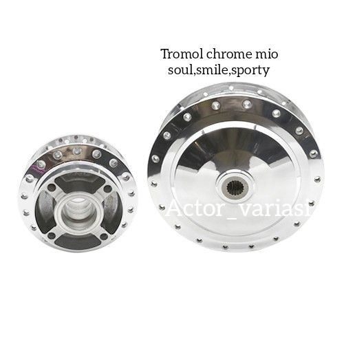 Tromol 1 Set Chrome Depan Belakang Comet Thailand - Trombol Mio Soul ...