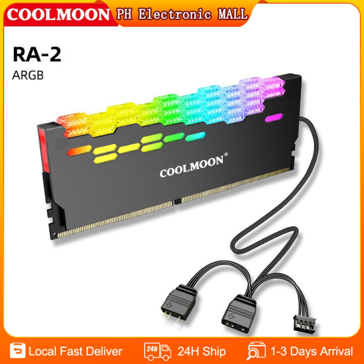 3IN1 RAM 5V Memory Cooler Heatsink Module Cooling Shell PC RAM Vest ...