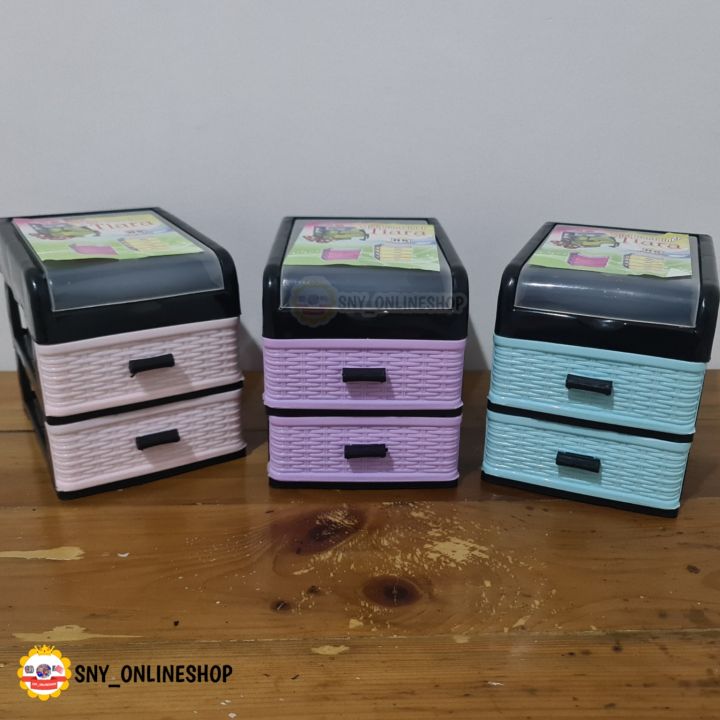 Laci Mini / Laci Mini Container 2 Susun Plastik Tiara HW | Lazada Indonesia