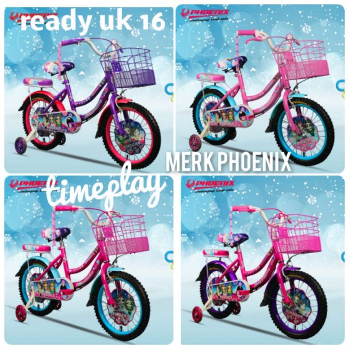 Phoenix Sepeda Anak Mini Keranjang Phoenix 9818 ukuran 16 inch | Lazada ...