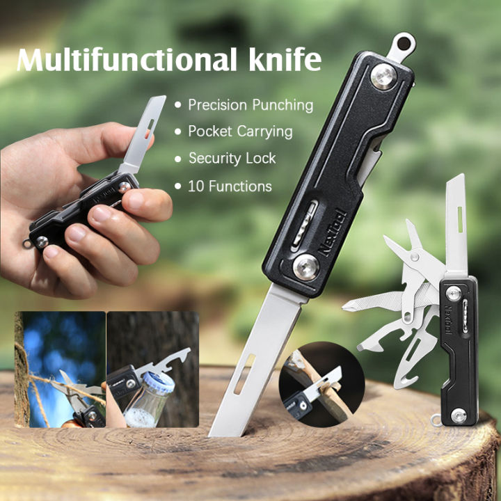 Xiaomi NexTool Multifunctional Pocket Knife 10-in-1 Portable Swiss Army ...