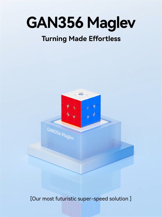 [GAN Official Store] GAN356 Maglev 3x3 Magnetic Speed Cube Stickerless ...