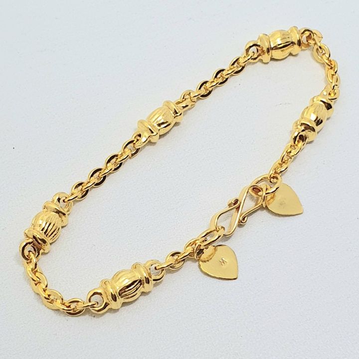 Gelang Emas Muda Model Rante Gentong 5 Gram | Lazada Indonesia