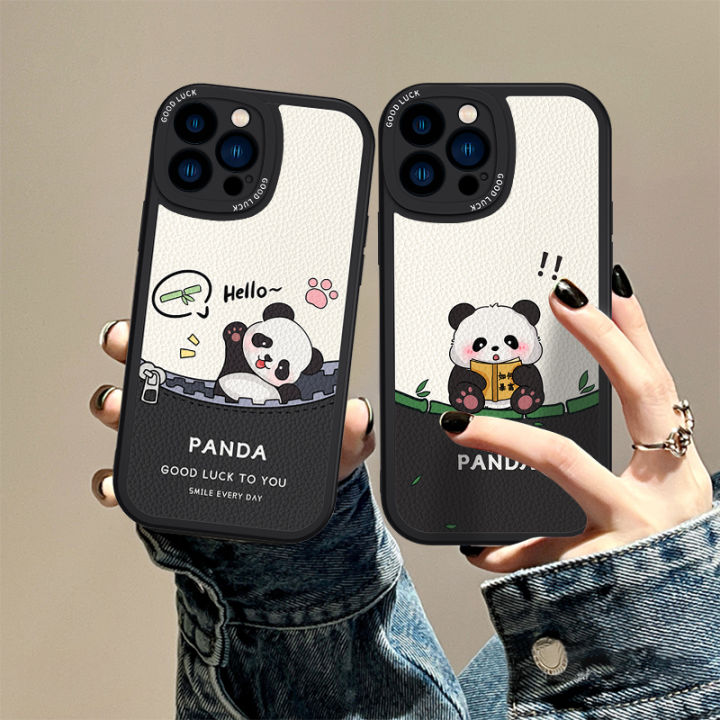 NAZHIMING | Cute Cartoon Panda Full-Enclosure Anti-Drop iPhone Case ...