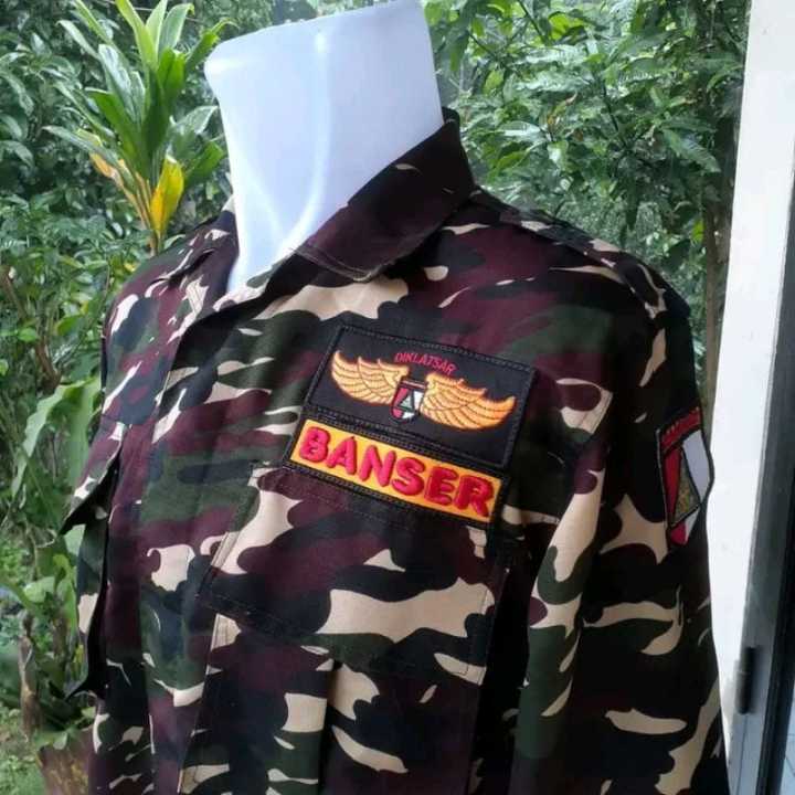 seragam Pdl Banser Bahan balotely | Lazada Indonesia