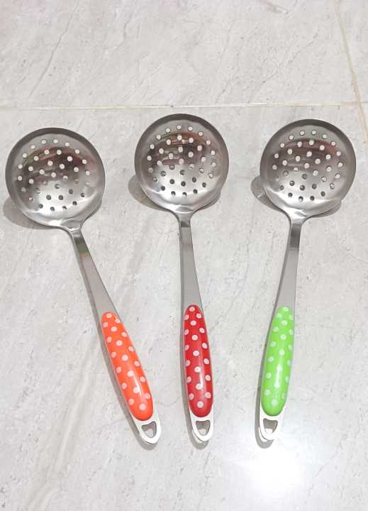 Sendok Irus Polkadot Bolong / Sendok Lubang Soup Bakso Shabu Suki ...