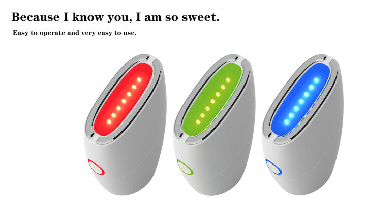 LED Light Therapy Face Massager EMS Micro Current Face Lifting Anti ...