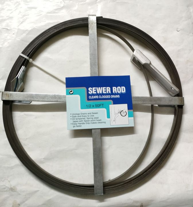 SEWER ROD FLAT 1/2 X 1/16 X 50FT "GENERAL" | Lazada PH