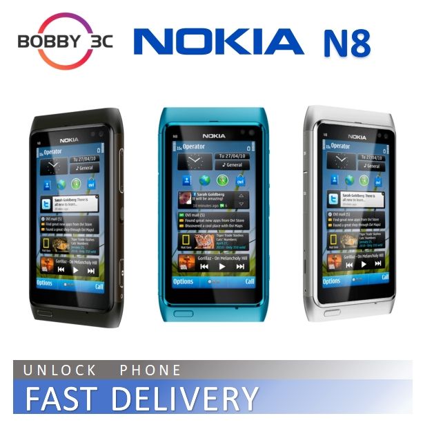 สำหรับ Nokia N8ปลดล็อค3.5 "หน้าจอสัมผัสโทรศัพท์มือถือเดิมกล้อง With12MP ...
