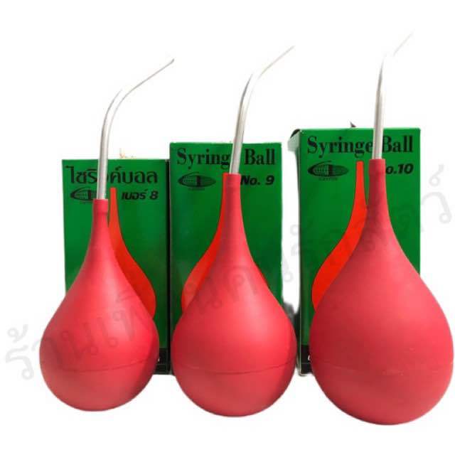 ไซริงค์บอล Syringe Ball ลูกยางแดงเอนกประสงค์ ดูดของเหลว | Lazada.co.th