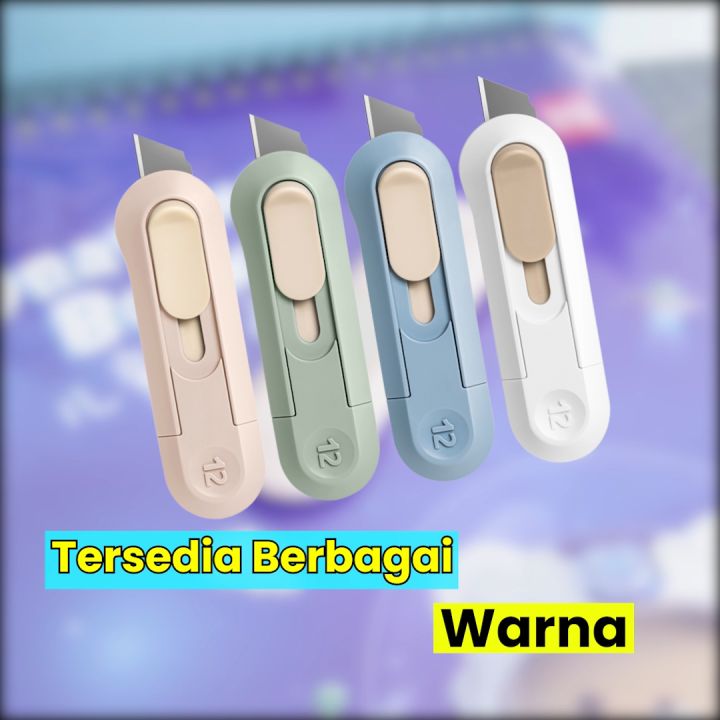 Nusign Mini Cutter / Pisau Pemotong Mini Portable Warna Pastel Pisau ...