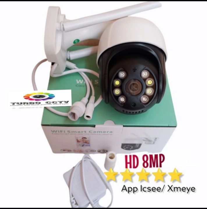 IP Camera CCTV Outdoor ICSEE 1080P PTZ Speed Dome Wireless 8MP | Lazada ...