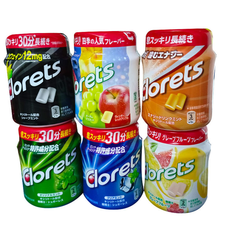 Japanese Clorets Mint Fruit Flavor Chewing Gum Bubble Gum | Lazada