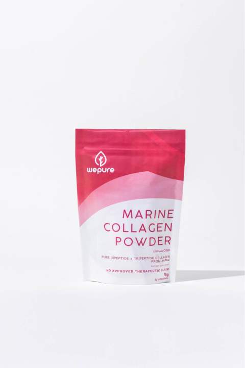 wepure marine collagen powder 15 sachets pure dipeptide and tripeptide ...