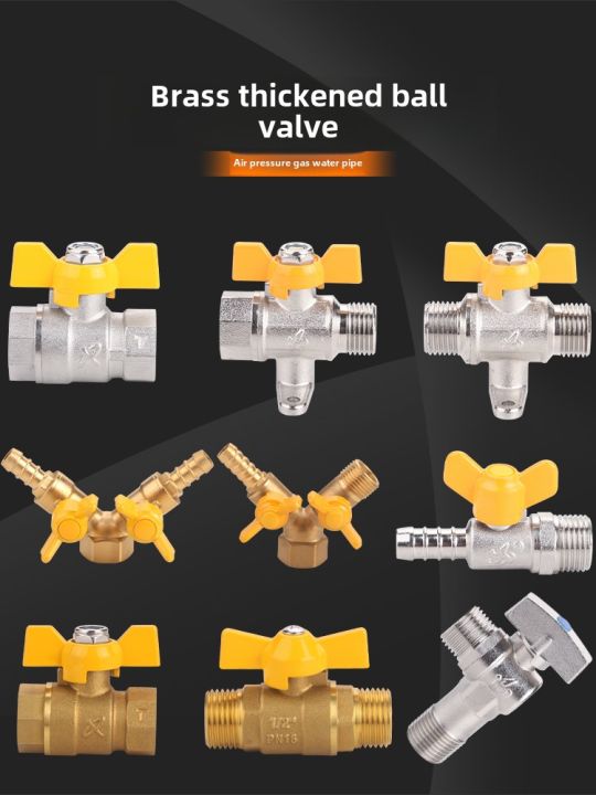Copper Ball Valve for Natural Gas Water Supply Switch Valve Gas Gate ...