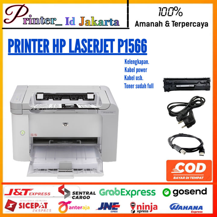 Printer Hp Laserjet P1566 Print Hitam Putih | Lazada Indonesia