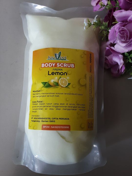 Body Scrub Aroma Lemon 1000 ml | Lazada Indonesia