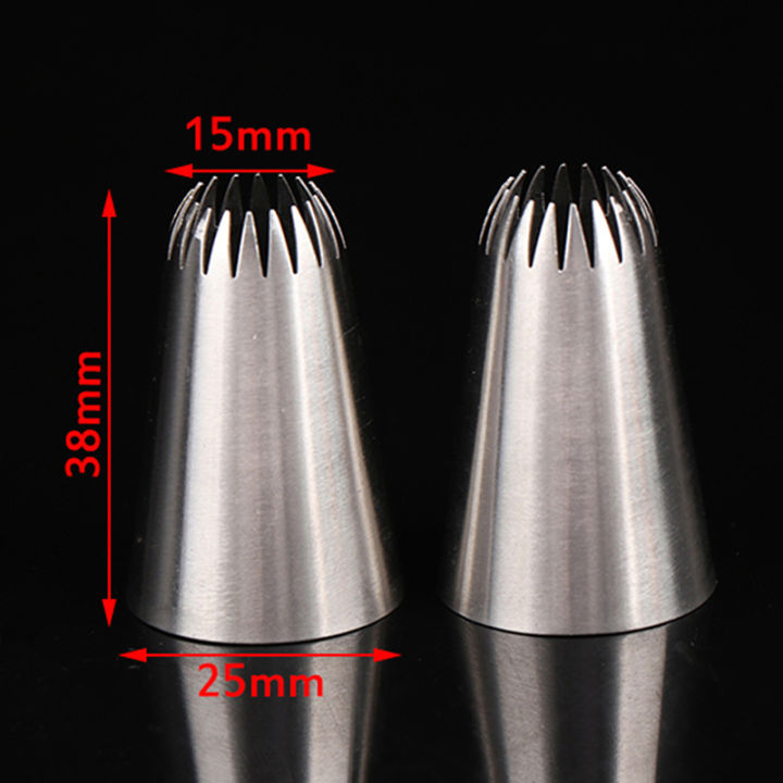 D66 #18 Open Star Icing Nozzle Piping Tip Stainless Steel Cake ... D66 #18 Open Star Icing Nozzle Piping Tip Stainless Steel Cake ...