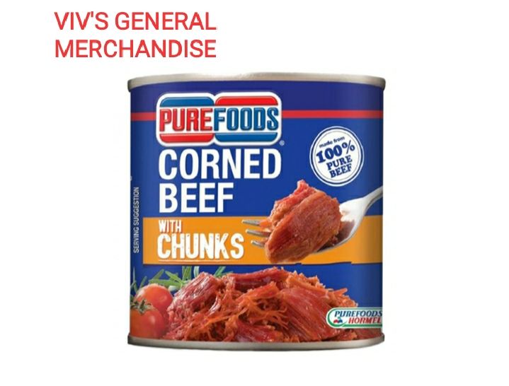 Purefoods Corned Beef with Chunks ( 210g ) | Lazada PH