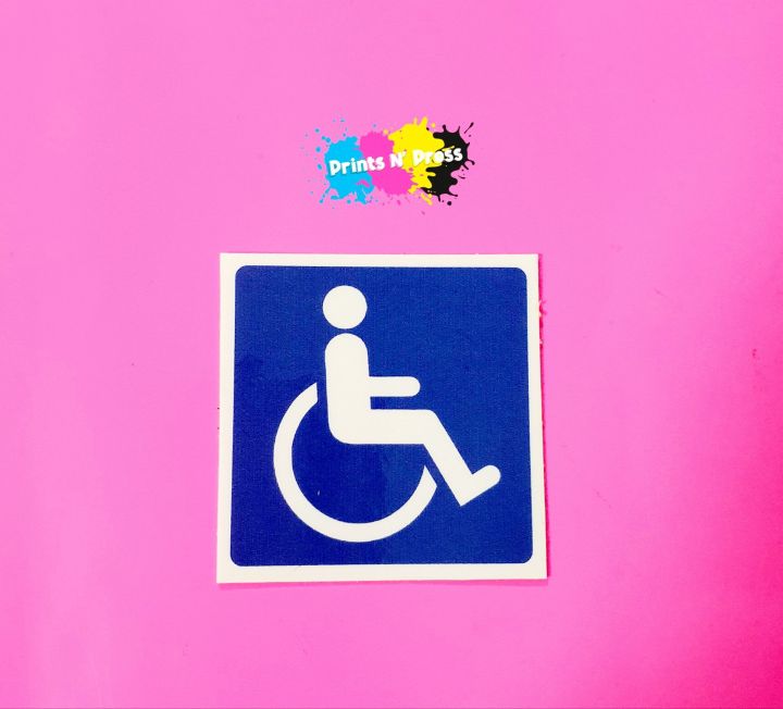 PWD vinyl sticker. waterproof. | Lazada PH