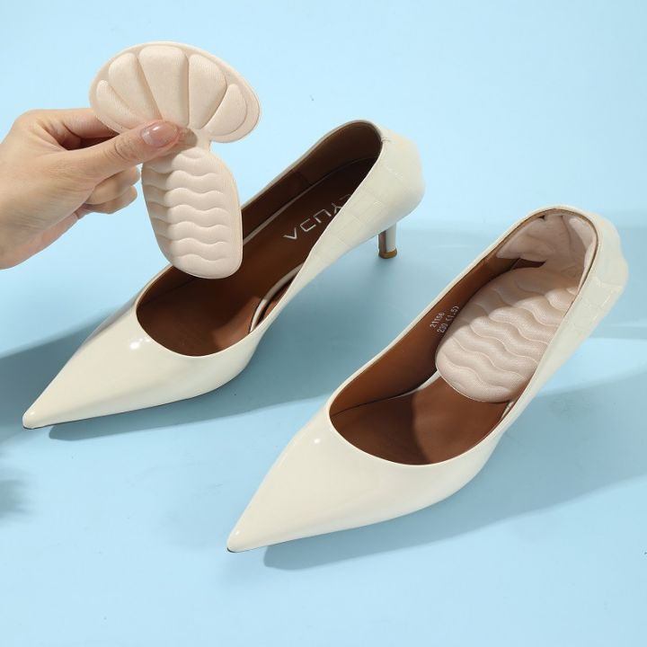 New Upgraded T-Shaped Dispensing Heel Stickers Women Anti-slip Pain ...