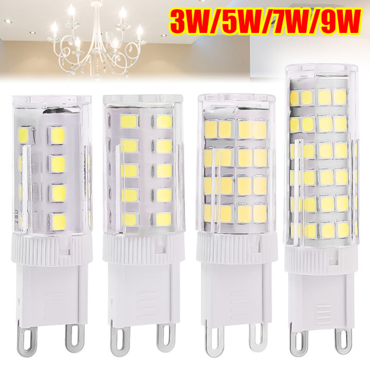 Super Bright G9 LED Light Bulb 3W 5W 7W 9W 220V Lamp Cold White 6000K Constant Power Light LED ...