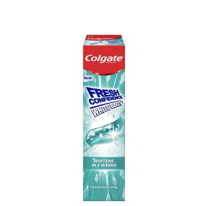 Colgate Fresh Confidence White Blast Ocean Fresh 110g | Lazada PH