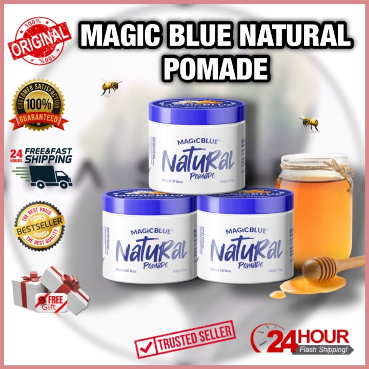 POMADE SIHAT LULUS KKM MEXBLU 100g Magic Blue Natural Pomade Original ...